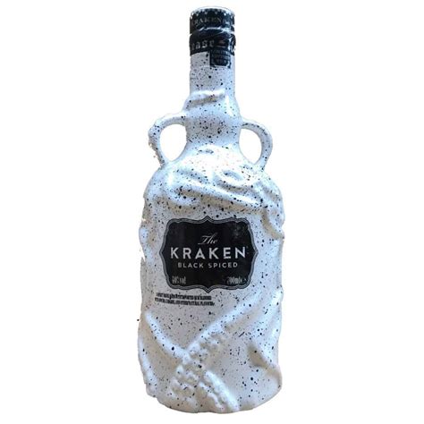 The Kraken Black Spiced Rum Ceramic Bottle The Salvaged 70cl 40vol