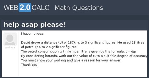 View Question Help Asap Please