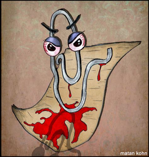 Old Paperclip Of Microsoft Word By Matan Kohn Media And Culture Cartoon Toonpool