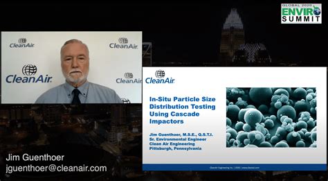 In Situ Particle Size Distribution Testing Using Cascade Impactors Cleanair Engineering