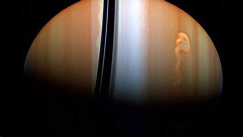 Furious Storm In Space Saturn Engulfed • The Fox Gazette