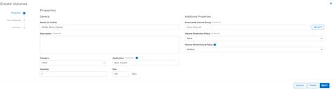 Create A Volume On Powerstore To Map To The Host Nvmetcp Boot From San With Dell Powerstore