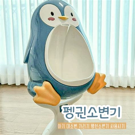 아기 대소변 가리기 남아 펭귄 소변기 사용 기저귀 떼는 시기 네이버 블로그