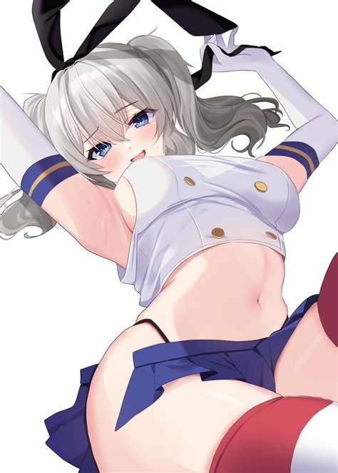 Shimakaze And Kashima Kantai Collection Drawn By Yoshino Mfmfpng Danbooru