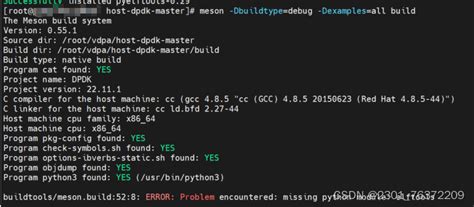 Buildtoolsmesonbuild528error Problem Encountered Missing Python