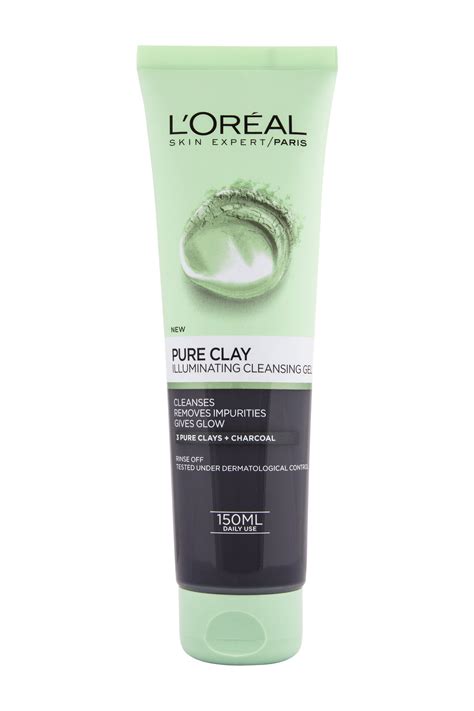 Loreal Pure Clay почистващ гел за сияйна кожа 150ml Subra