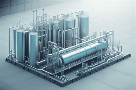 氢气生产厂的管道图片素材 正版创意图片600111700 摄图网