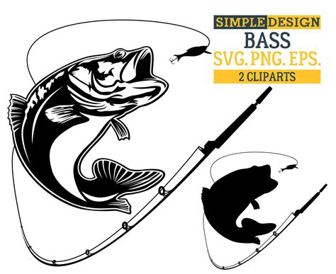 Bass Svg Fishing Svg Bass Fishing Svg Bass Fish Svg