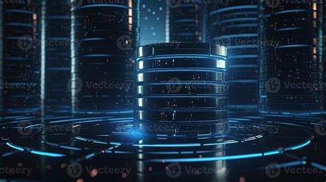 3d Rendering Of Data Storage Concept Computer Generated Abstract Background Digital Data