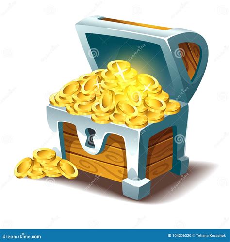 Chest Animation Cartoon Empty Treasure Casket Opening Frames Closed Ancient Chest With Lock