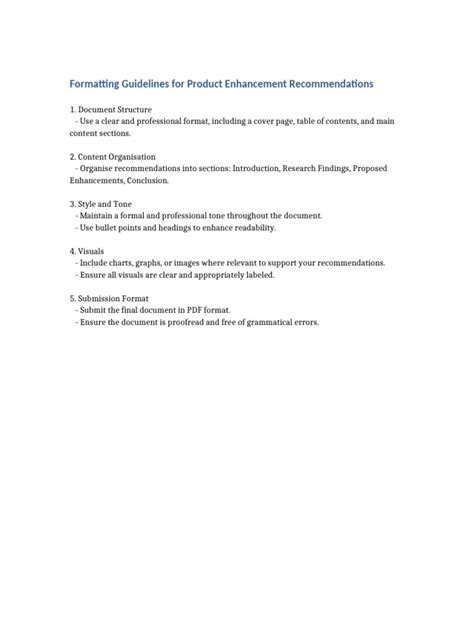 Formatting Guidelines 1 Pdf