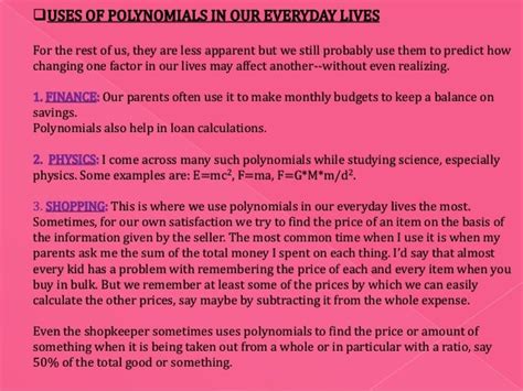 Polynomials Pptx Business Accounting And Finance Business