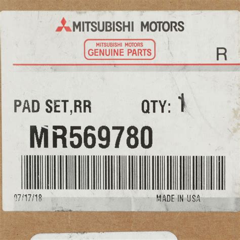 OEM 2010-2012 Mitsubishi Eclipse Galant New Rear Brake Shoe Kit ...