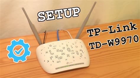 TP Link TD W Modem Router Wi Fi Unboxing Installation Configuration YouTube