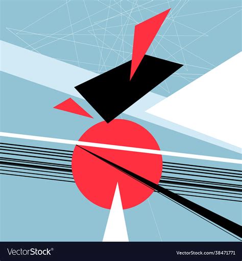 Abstract Multi Colored Background Geometric Vector Image