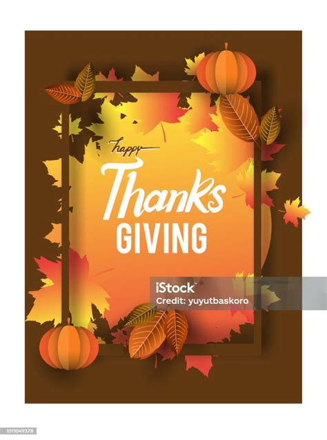 행복 한 추수 감사절 타이 포 그래피 포스터 절연 추수 감사절 엽서에 대 한 나뭇잎을 11월에 대한 스톡 벡터 아트 및 기타 이미지 11월 가을 감사 Istock