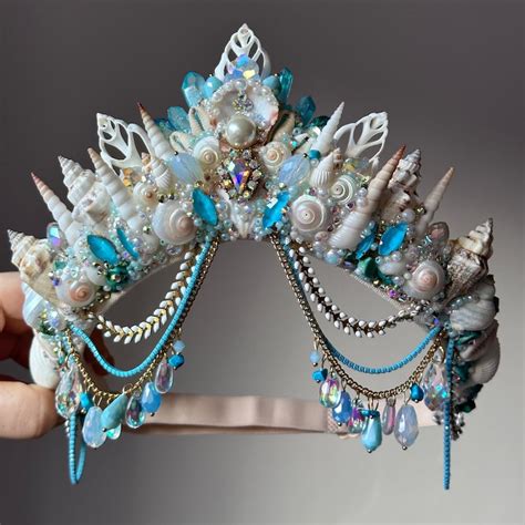 Sea Shell Crown Etsy