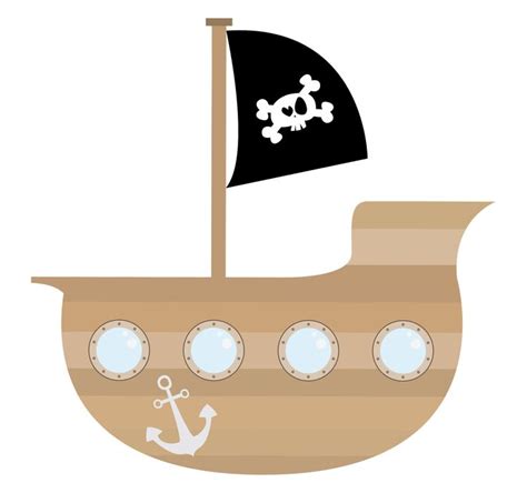 Pirate Ship Vector Clipart Clipartix