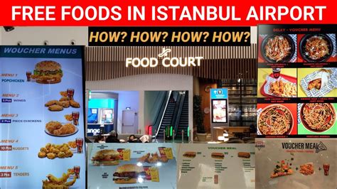 Free Foods In Istanbul Airport For Passengers How At The Food