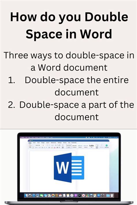 How To Double Space In Microsoft Word Artofit