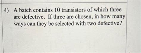 Solved Section 7 6 Problem Set Combinations Involving