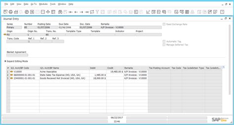 Journal Entry Preview In SAP Business One SAP B1 MTC Systems