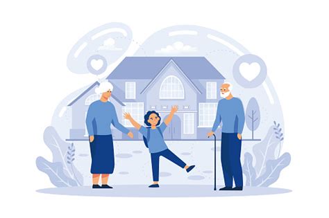 육아 추상적 인 개념 아동의 입양 양육권과 후견인 위탁 양육 부모 가족 갈등 고아원 양부모 플랫 벡터 모던 일러스트 레이 션