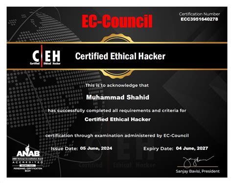 Muhammad Shahid On Linkedin Ceh Eccouncil Cybersecurity Certifiedethicalhacker Cyberdefense…