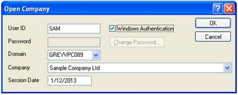 Login To Sage 300 Erp Via Windows Authentication Sage 300 Erp Tips Tricks And Components