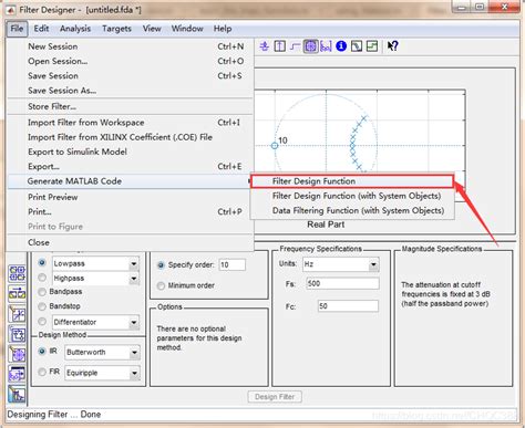 matlab滤波器设计fdatool（filterdesigner）工具箱使用 matlab filter tool csdn博客