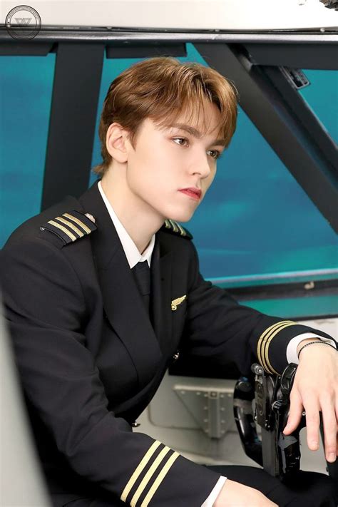 Airplane Vernon Members Kit Behind Vernon Seventeen Seventeen