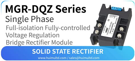 Mgr Dqz Series Single Phase Full Isolation Fully Controlled Voltage