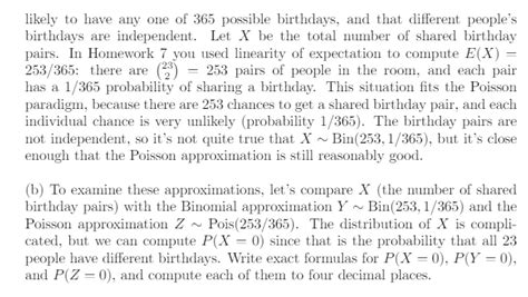 2 The Poisson Paradigm Is A Heuristic Rule Of Thumb