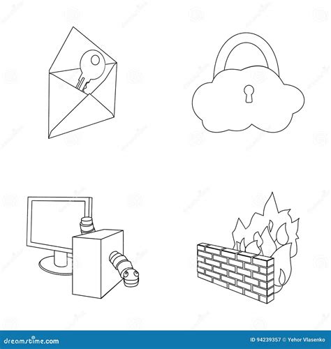 System Internet Connection Code Hackers And Hacking Set Collection