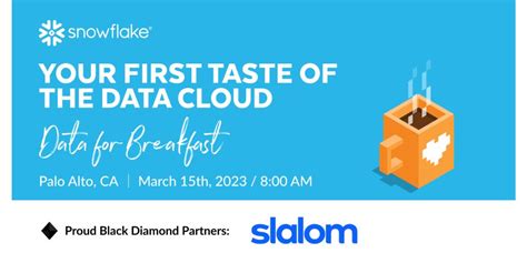 Garrick Chu On Linkedin Snowflake Data For Breakfast In Palo Alto