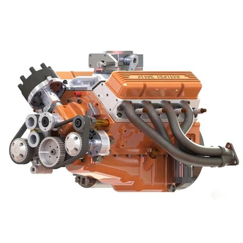 Cison Gasoline Ohv V8 Small Block Engine Model Kits 4 Stroke 44cc Water