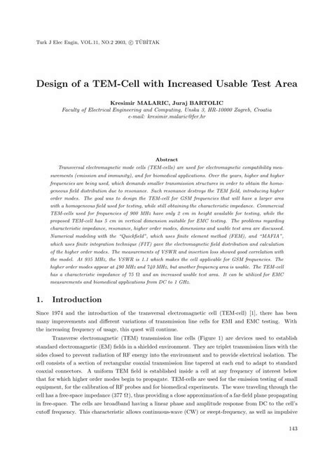 pdf design of a tem tr elektrik