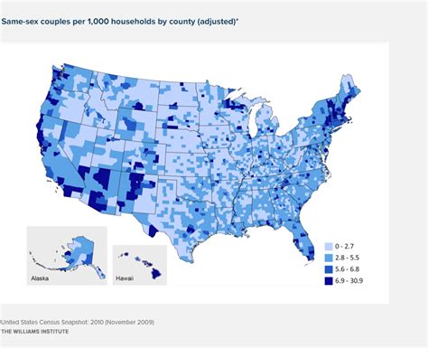 united states census snapshot 2010 williams institute