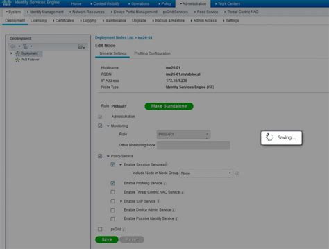 Adding A Secondary Ise Node Blue Network Security