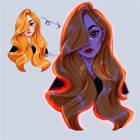 Dramatic Lighting Step By Step Art Tutorial By Muzenik Art Procreate Tutorial Etsy Art