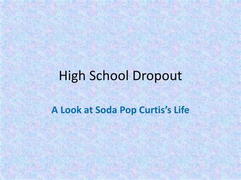Ppt High School Dropout Powerpoint Presentation Free Download Id2875595