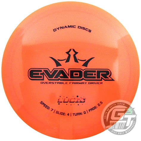 Dynamic Discs Glimmer Lucid Evader Fairway Driver Golf Disc Gotta Go