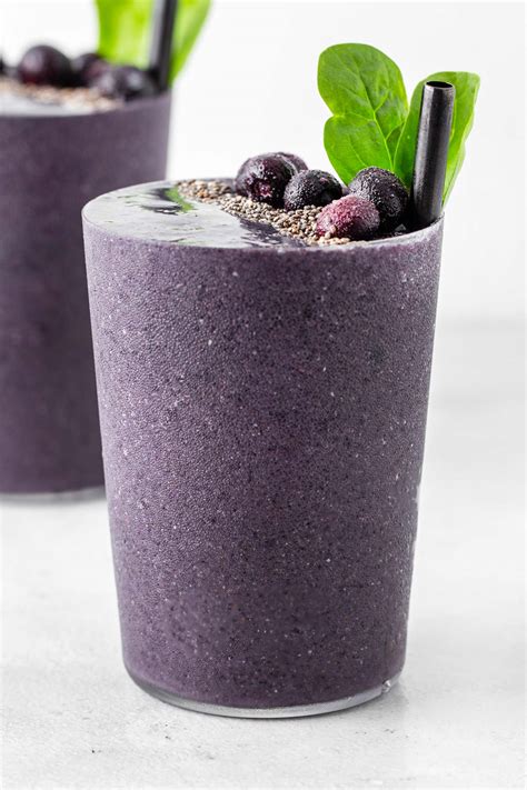 Blueberry Smoothie Dairy Free Smoothies And Shakes