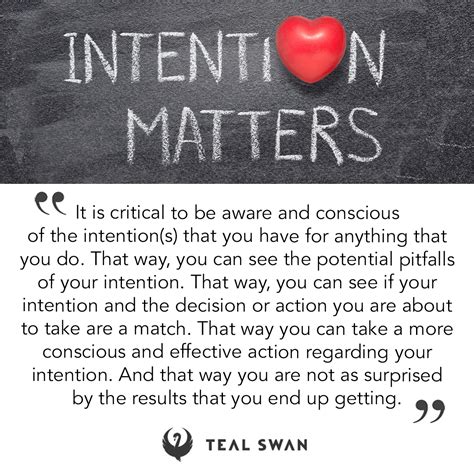 Intention Quotes Teal Swan