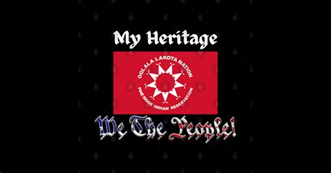 Oglala Lakota Nation Tribe Flag My Heritage We The People Oglala