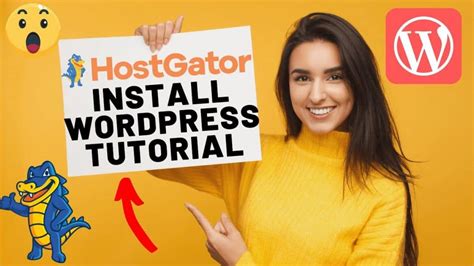 wordpress for beginners how to install wordpress on hostgator
