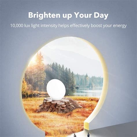 Uv 프리 10000lux Led 테라피 라이트원형 나이스아이