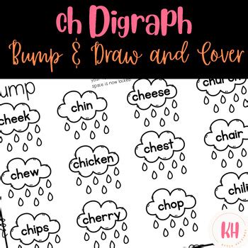 Digraph Ch Game Draw And Cover Game By Caffeine And Firsties Tpt