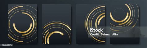 표지 브로셔 전단지 모바일 기술 응용 프로그램 및 온라인 서비스 타이포그래피 엠블럼 로고 배너를 위한 블랙 및 골드 디자인