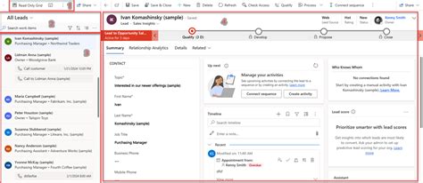 View And Manage Records In Focused View Microsoft Learn